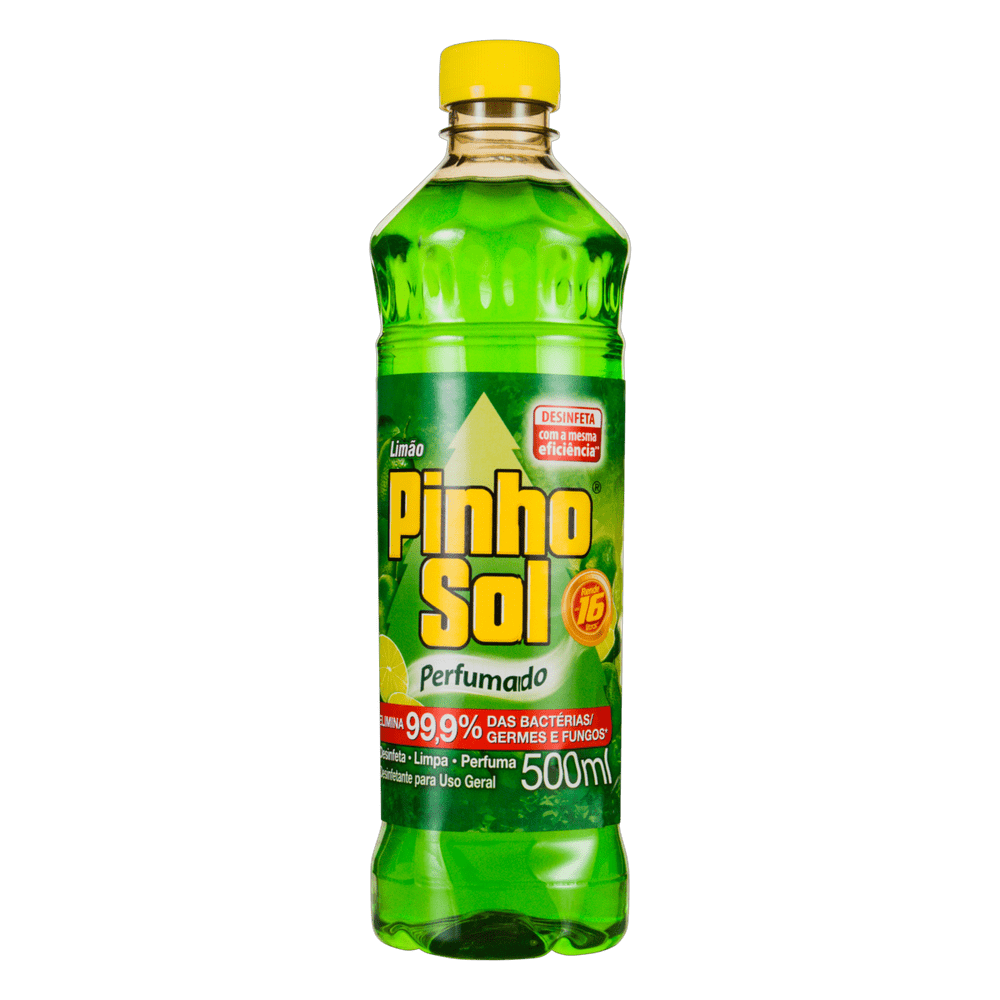 Desinfetante Uso Geral Limão Pinho Sol Frasco 500ml - Supermercado Azevedo