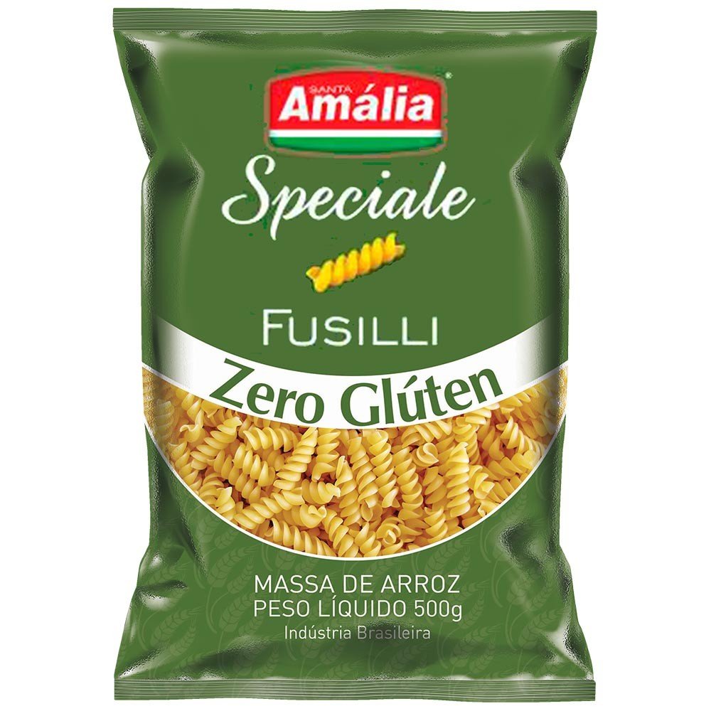 MAC STA AMALIA FUSILLI ZERO GLUTEN 500GR - Supermercado Azevedo